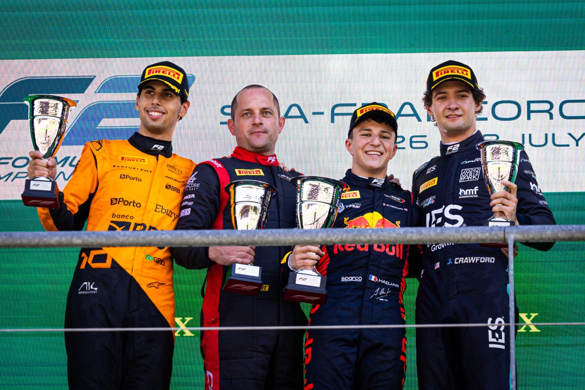 Hadjar beats Bortoleto in Spa F2 feature as technical issue costs Aron ...