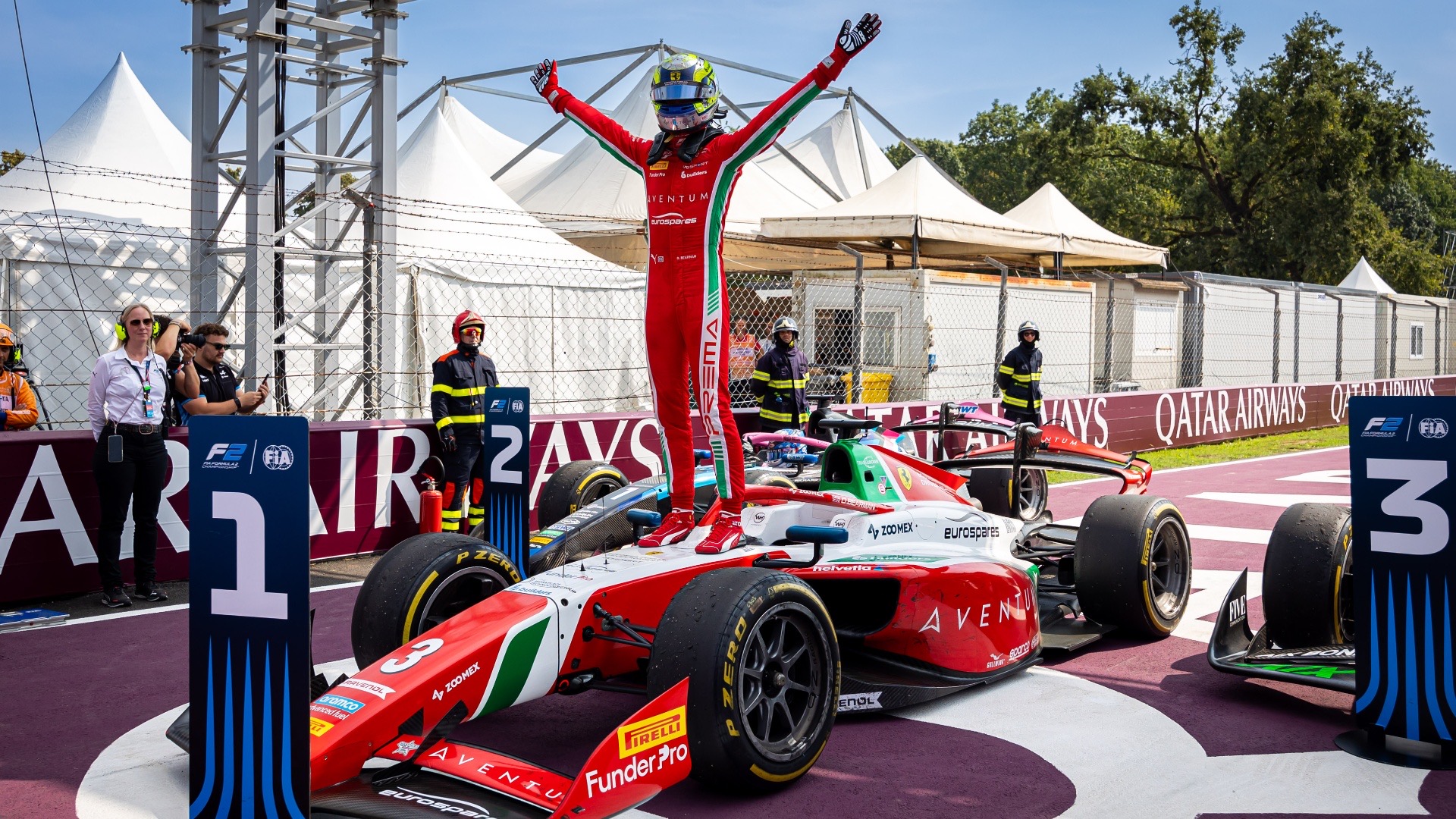 Bearman gives Prema a home victory in Monza sprint – Feeder Series