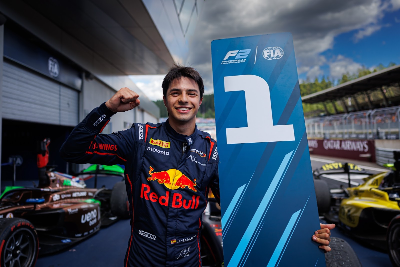 Martí takes home F2 victory for Red Bull after ‘scary’ flip for ...