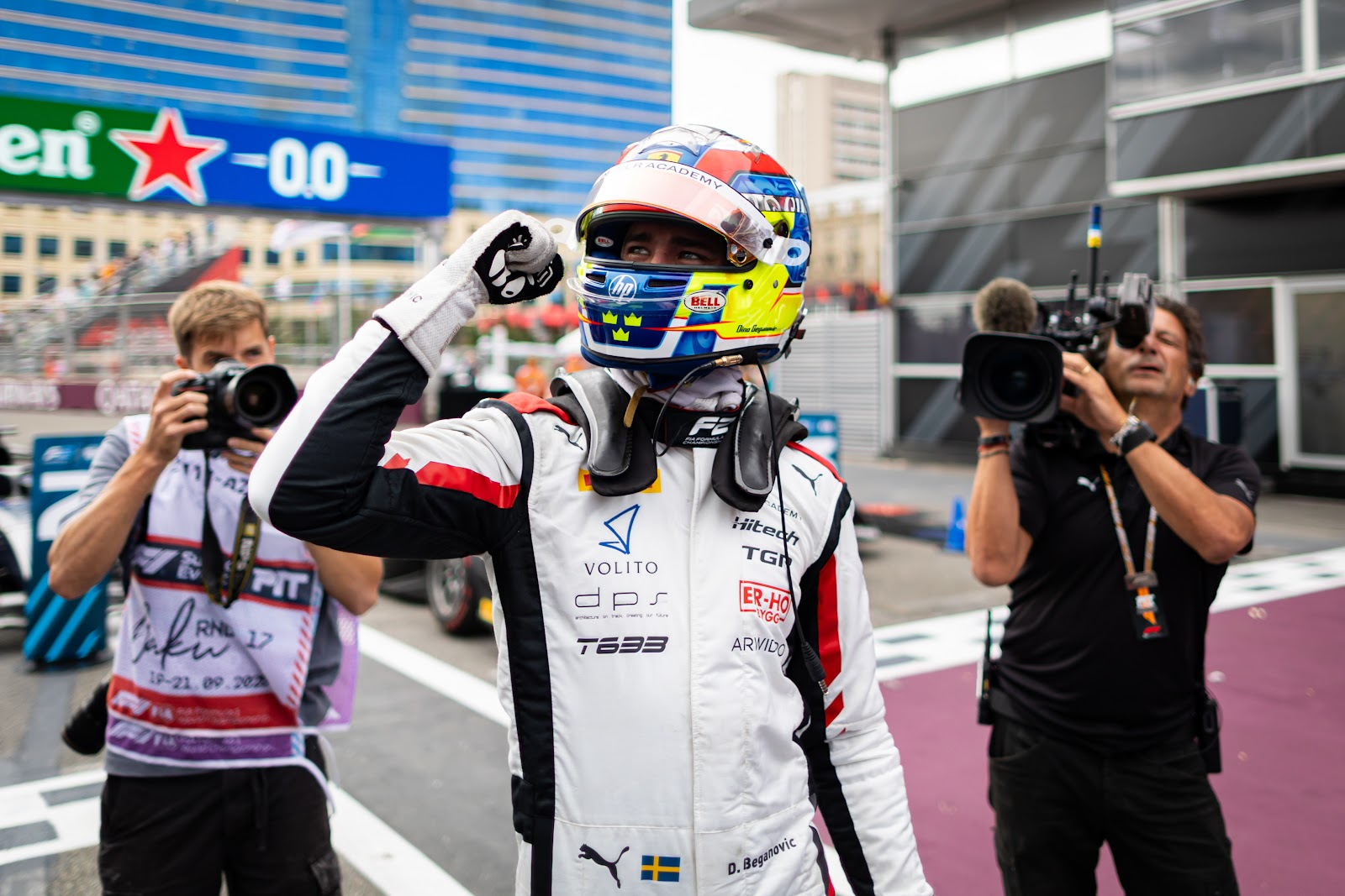 Hitech’s Beganovic dominates Baku sprint to take maiden F2 victory ...